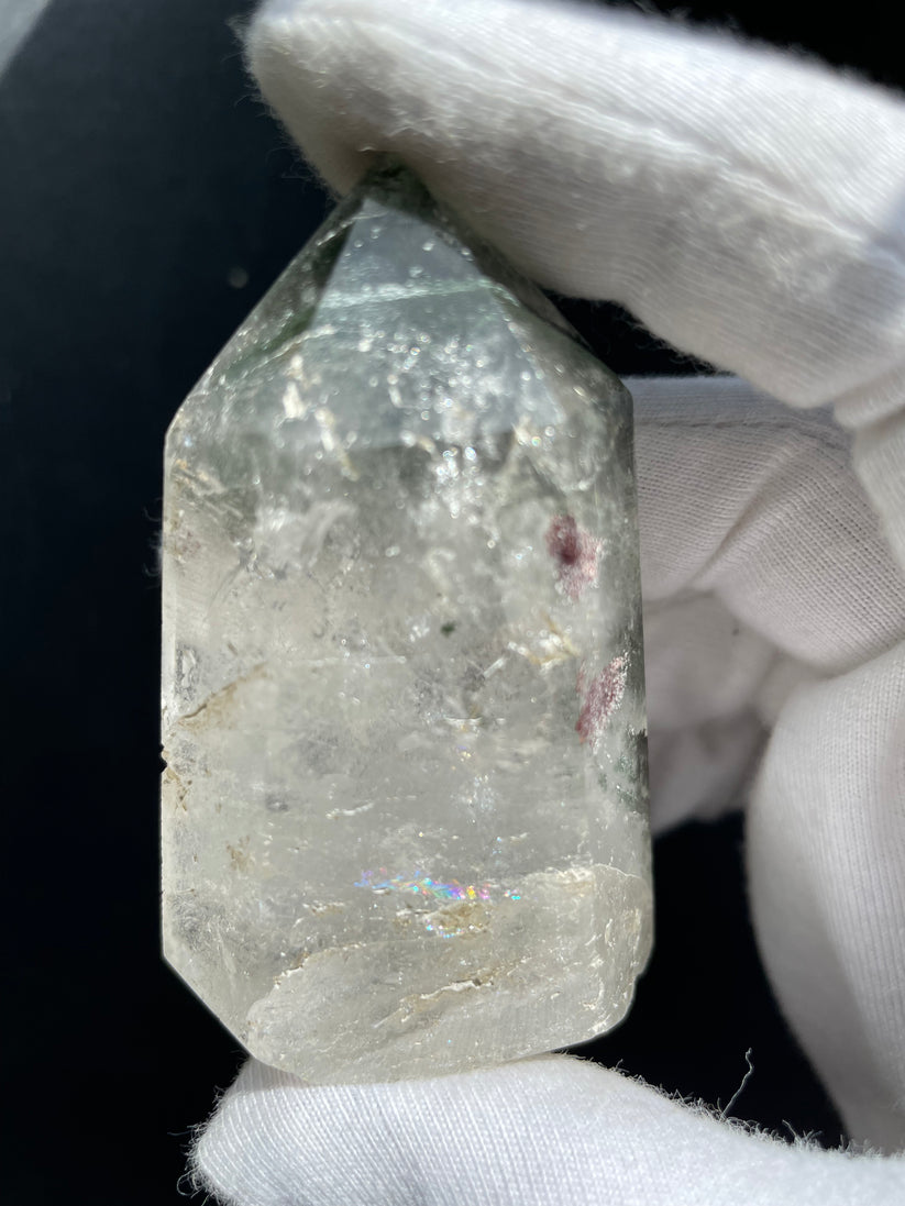 Lodalite Garden Quartz Layered Crystal Gemstone Tower Point ...