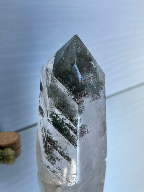 Lodalite Garden Quartz Layered Crystal Gemstone Tower Point ...