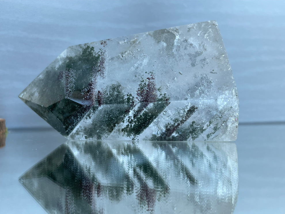 Lodalite Garden Quartz Layered Crystal Gemstone Tower Point ...